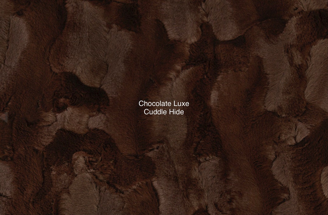 Chocolate Luxe Cuddle Hide Minky From Shannon Fabrics - Etsy