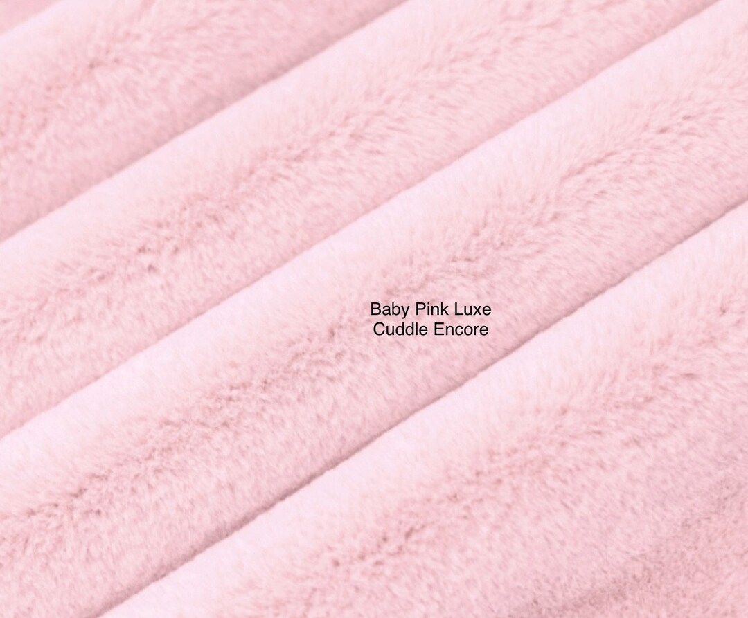 Baby Pink Luxe Cuddle Encore by Shannon Fabrics - Etsy