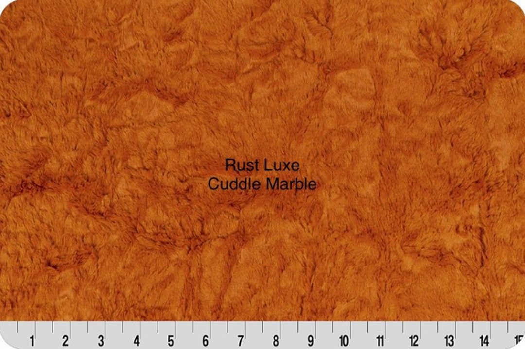 Rust Luxe Cuddle Marble Minky From Shannon Fabric - Etsy