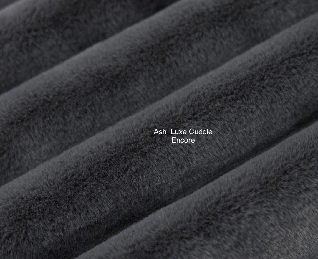 Ash Luxe Cuddle Encore by Shannon Fabrics - Etsy