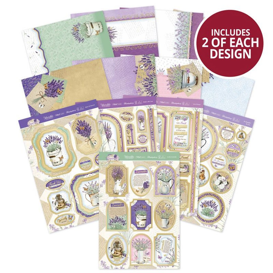 Hunkydory Lavender Forever Floral Luxury Topper Collection Adorable ...