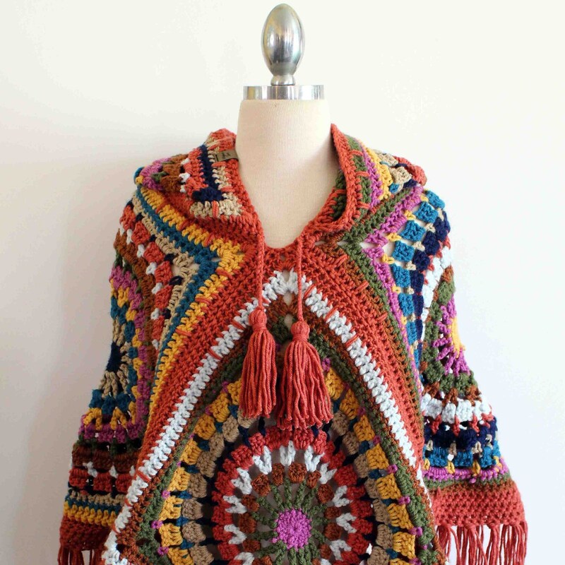 Poncho With Hood - Etsy