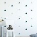 Triangle Decals / Triangle Wall Stickers / Triangle Wall Decor - Etsy