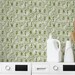 Block Print Geometric Wallpaper / Bold Wallpaper / Eclectic Style ...