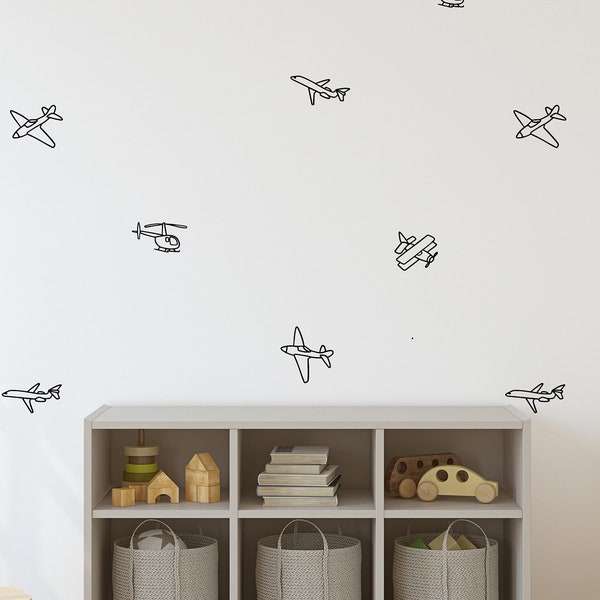 Nursery Airplane Decal Stickers - Etsy