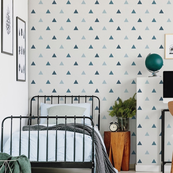 Triangle Wall Decal - Etsy