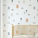 Neutral Village and Vehicles Removable Wall Decals / Whimsical Decal ...