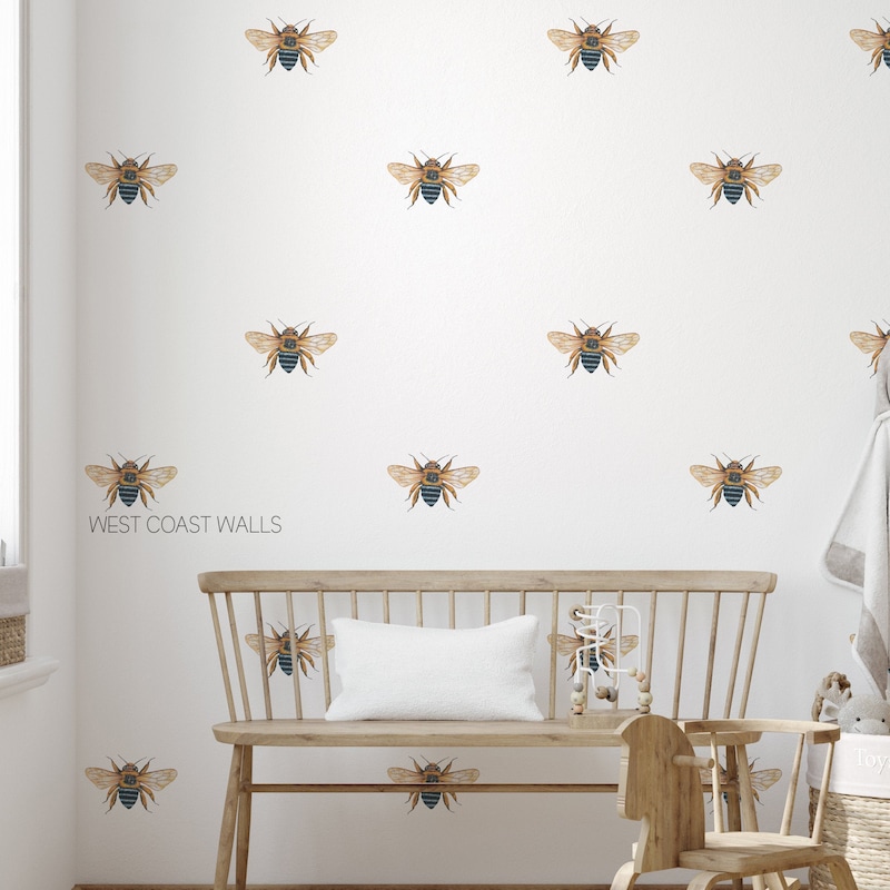 Bee Wall Decal - Etsy
