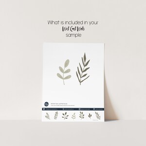 Piper Leaf Removable Decals / Leaf Wall Stickers / Botanical Decals ...