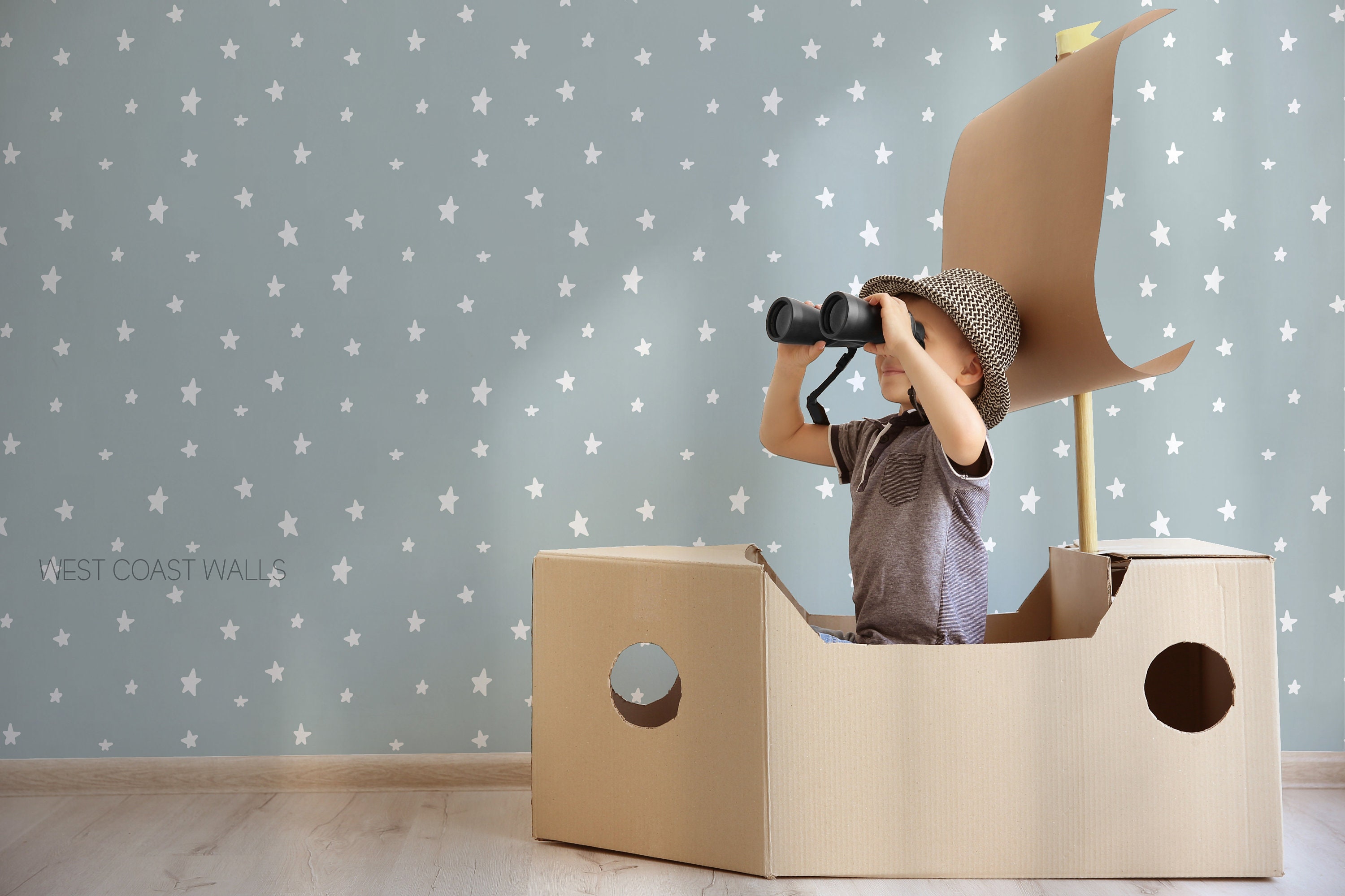 Mini Stars Wallpaper Custom Colours Available / Mini Stars - Etsy