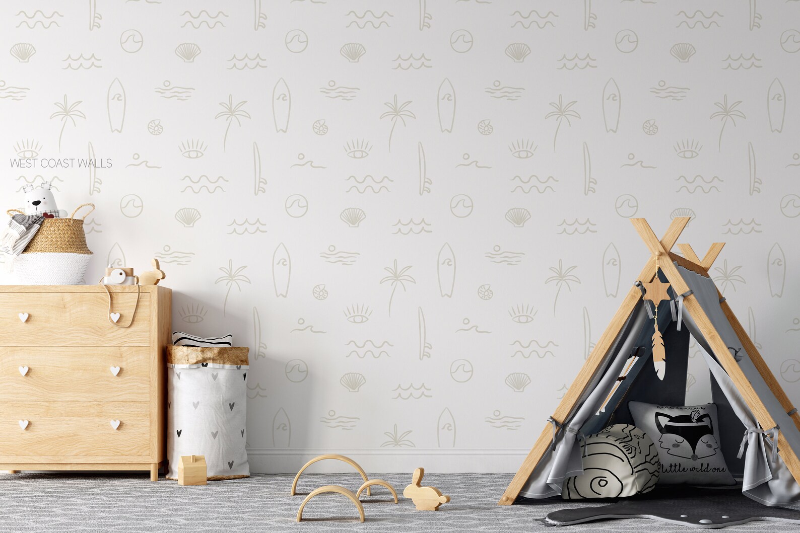 Neutral Ocean Surf Wallpaper / Surf Theme / Ocean Wallpaper / Wallpaper ...