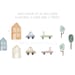 Neutral Village and Vehicles Removable Wall Decals / Whimsical Decal ...