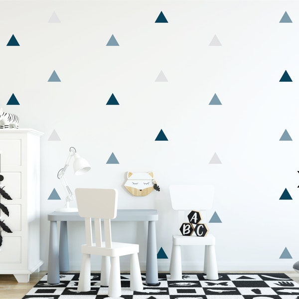 Triangle Wall Decal - Etsy