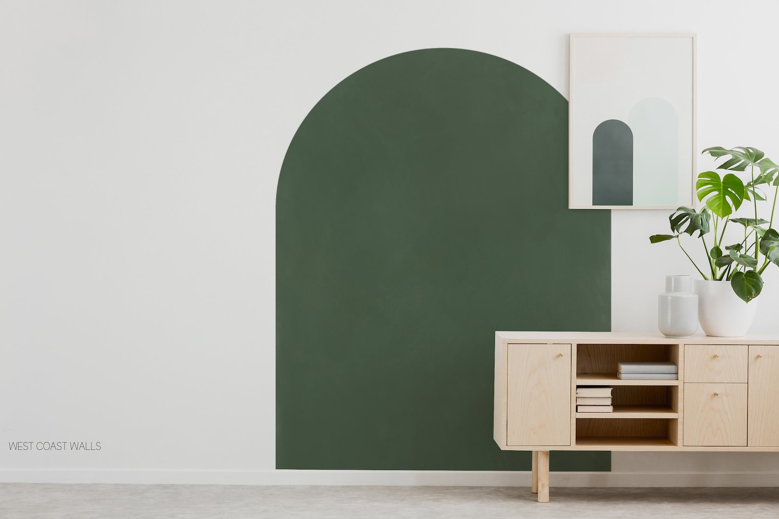 Textured Arch Decal / Removable Arch / Boho Wall Decal / - Etsy