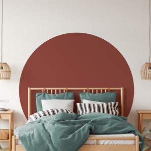 Circle Removable Wall Decal / Circle Boho Decal / Removable Circle ...