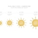 Large Full Size Painted Sun Removable Wall Decal / Oversized Sun Decal ...