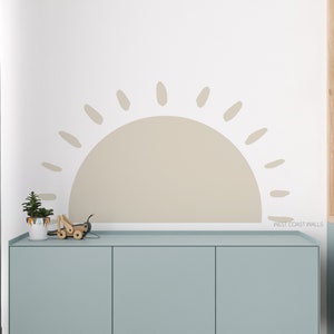 Customisable Large Sun Removable Wall Decal / Oversized Sun Decal / Sun ...