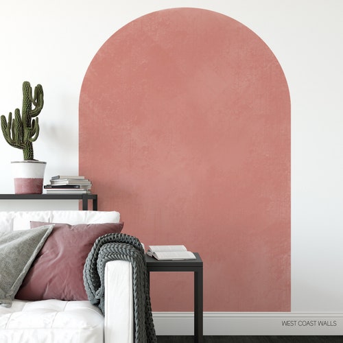 Watercolor Painted Arch Decal / Removable Arch / Boho Wall - Etsy