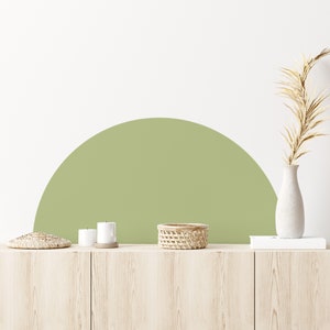 Semi Circle Decal / Half Circle Boho Decal / Removable Arch Decal ...