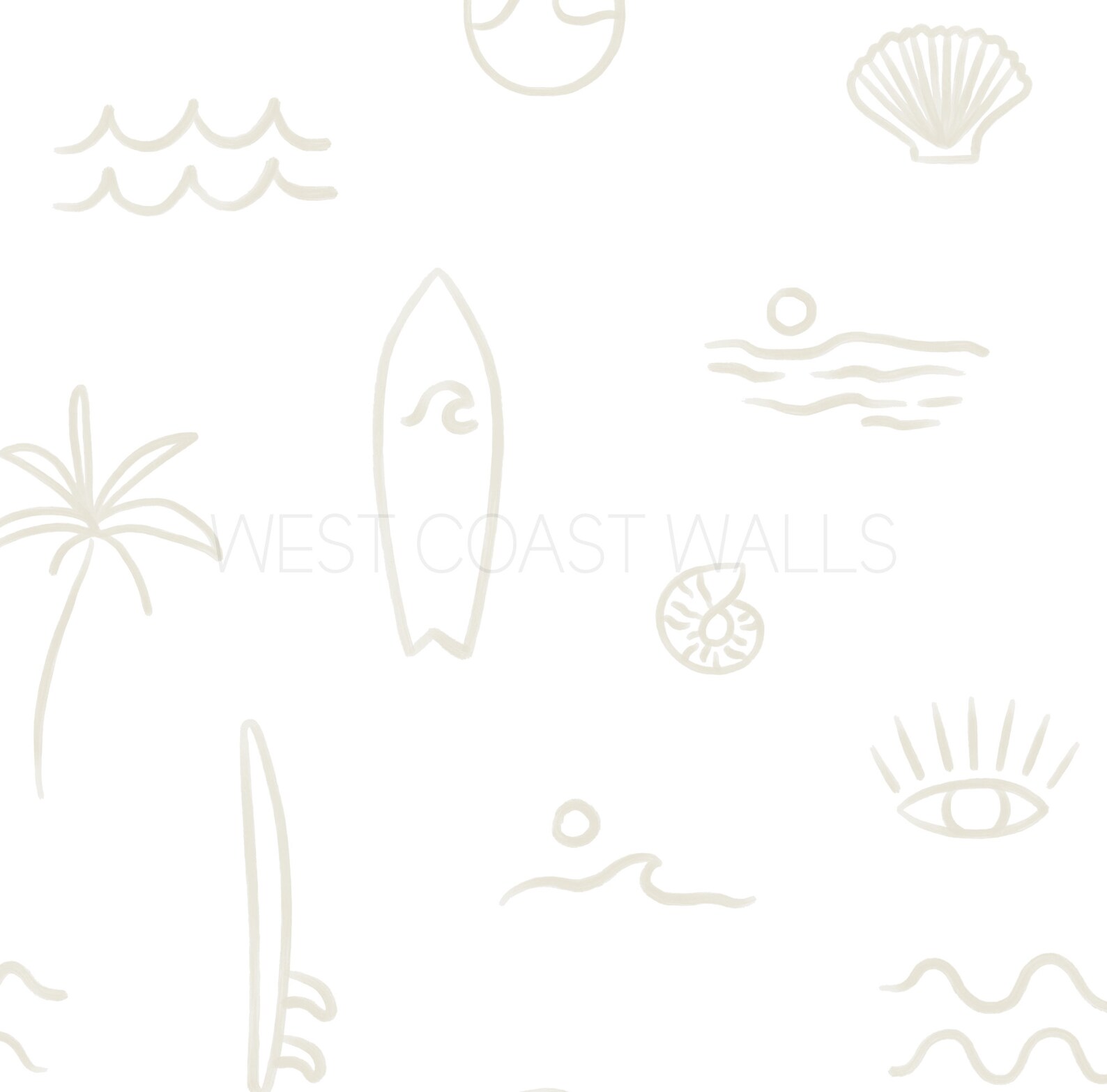 Neutral Ocean Surf Wallpaper / Surf Theme / Ocean Wallpaper / Wallpaper ...