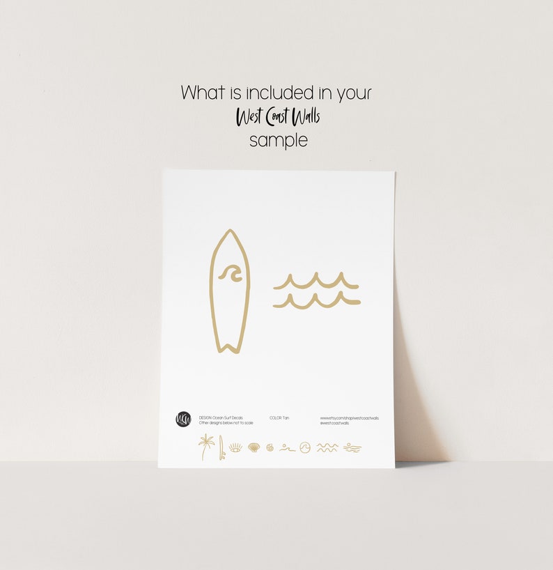 Ocean Surf Decals / Surf Wall Decor / Ocean Theme / Surf Theme - Etsy