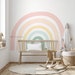 Large Muted Pastel Rainbow Removable Wall Decal / Pastel - Etsy