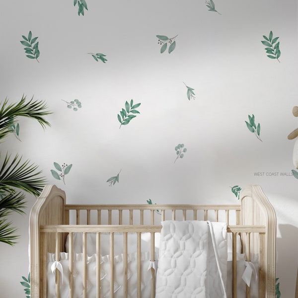 Greenery Wall Decal - Etsy