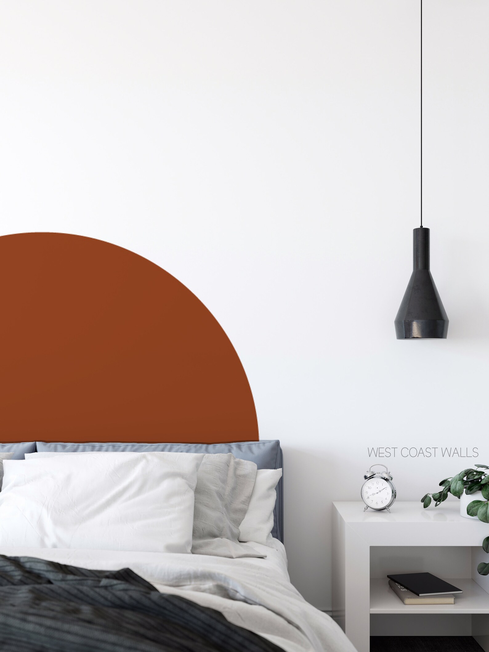 Semi Circle Decal / Half Circle Boho Decal / Removable Arch | Etsy