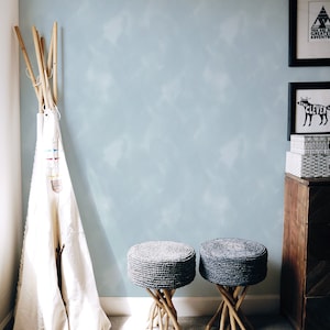Soft Textured Paint Strokes Wallpaper / Hand Painted Wallpaper ...