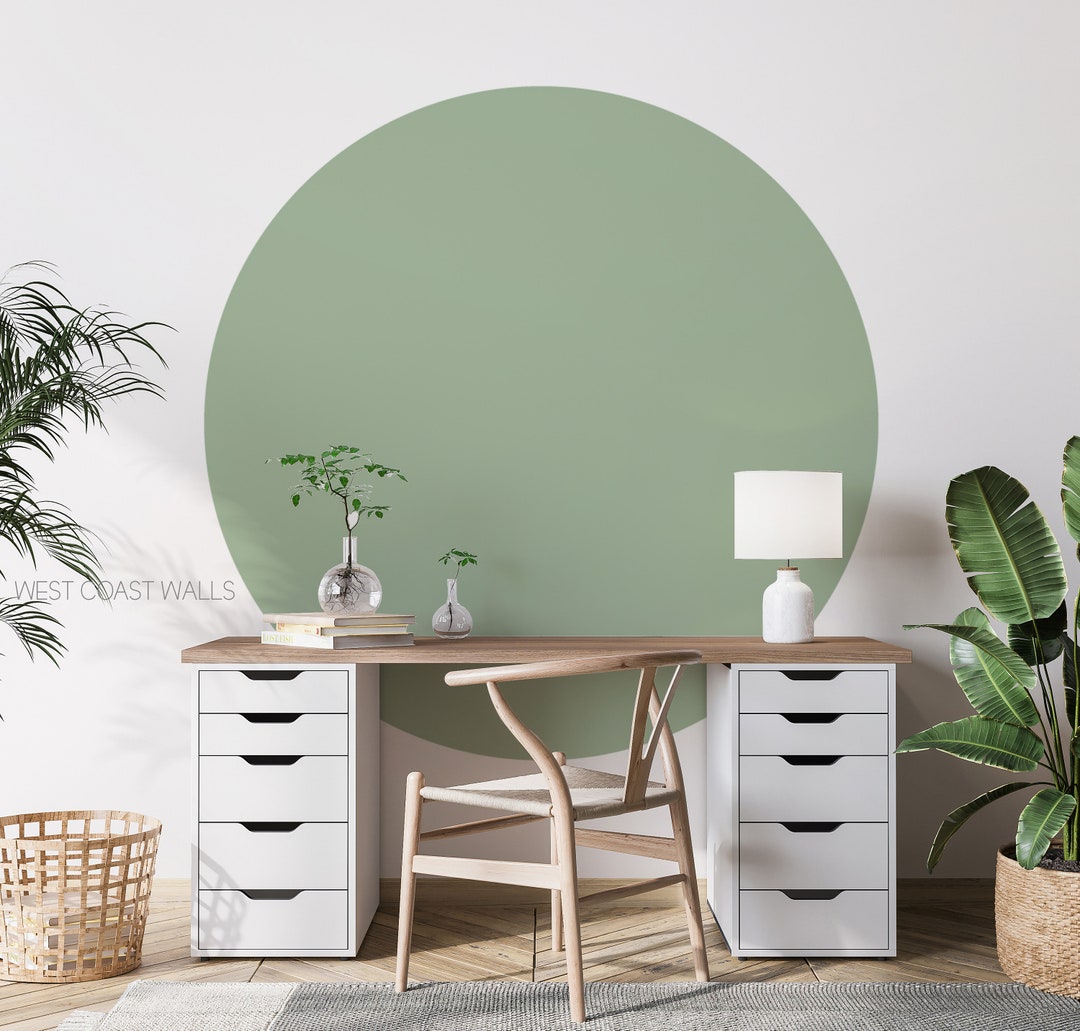 Circle Removable Wall Decal / Circle Boho Decal / Removable Circle ...