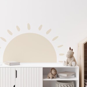 Customisable Large Sun Removable Wall Decal / Oversized Sun Decal / Sun ...