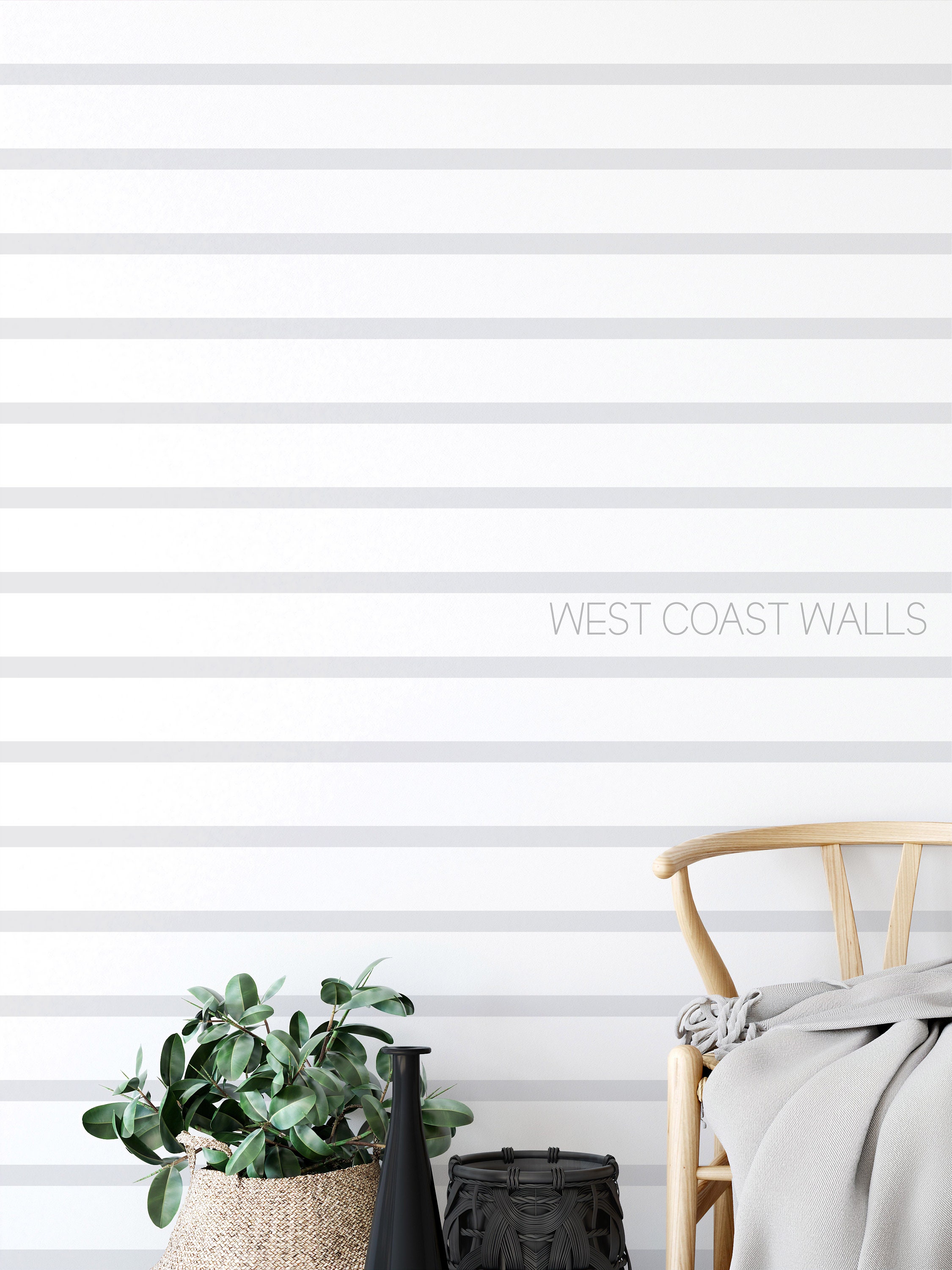 Stripe Wall Decals / Line Decals / Striped Walls / Pinstripes | Etsy