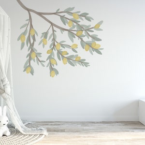 Large Tree Removable Wall Decal / Oversized Tree Decal / Watercolor ...