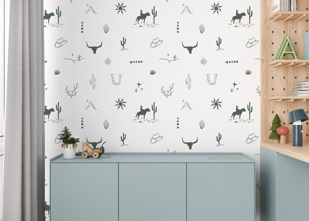 Wild West Wall Decals / Removable Decals / Western Theme Decals ...