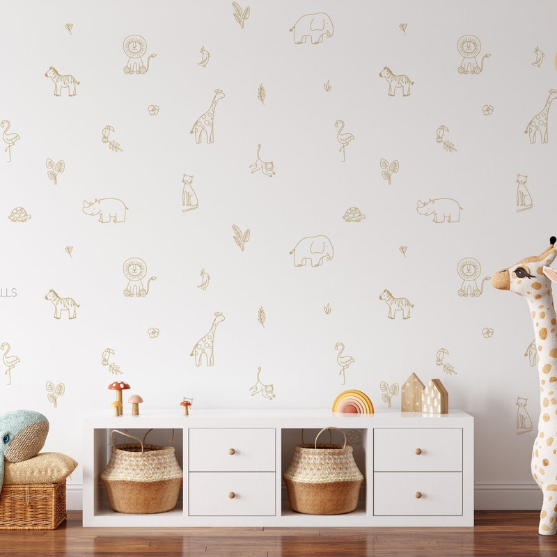 Animal Toddler Decals - Etsy