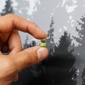 Fred the Frog but Hes a Cowboy / Mini Frog Earrings - Etsy