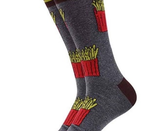 French Fries Socks - Etsy