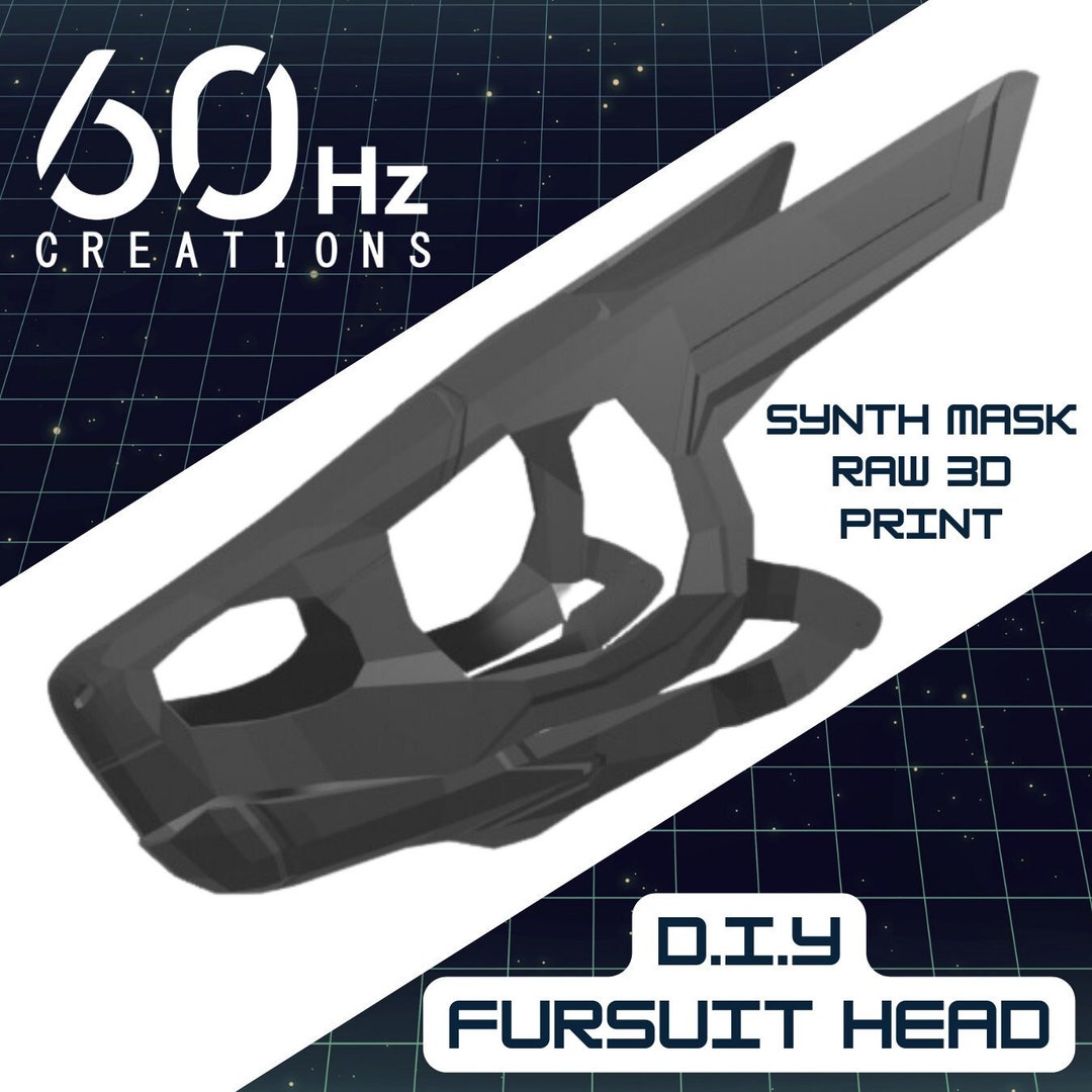 Synth Head Base - Fursuit Head - Protogen-style SCI-FI Furry D.I.Y ...
