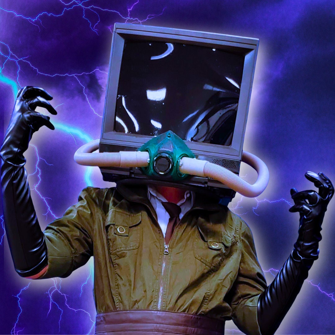 Computer Head Cosplay