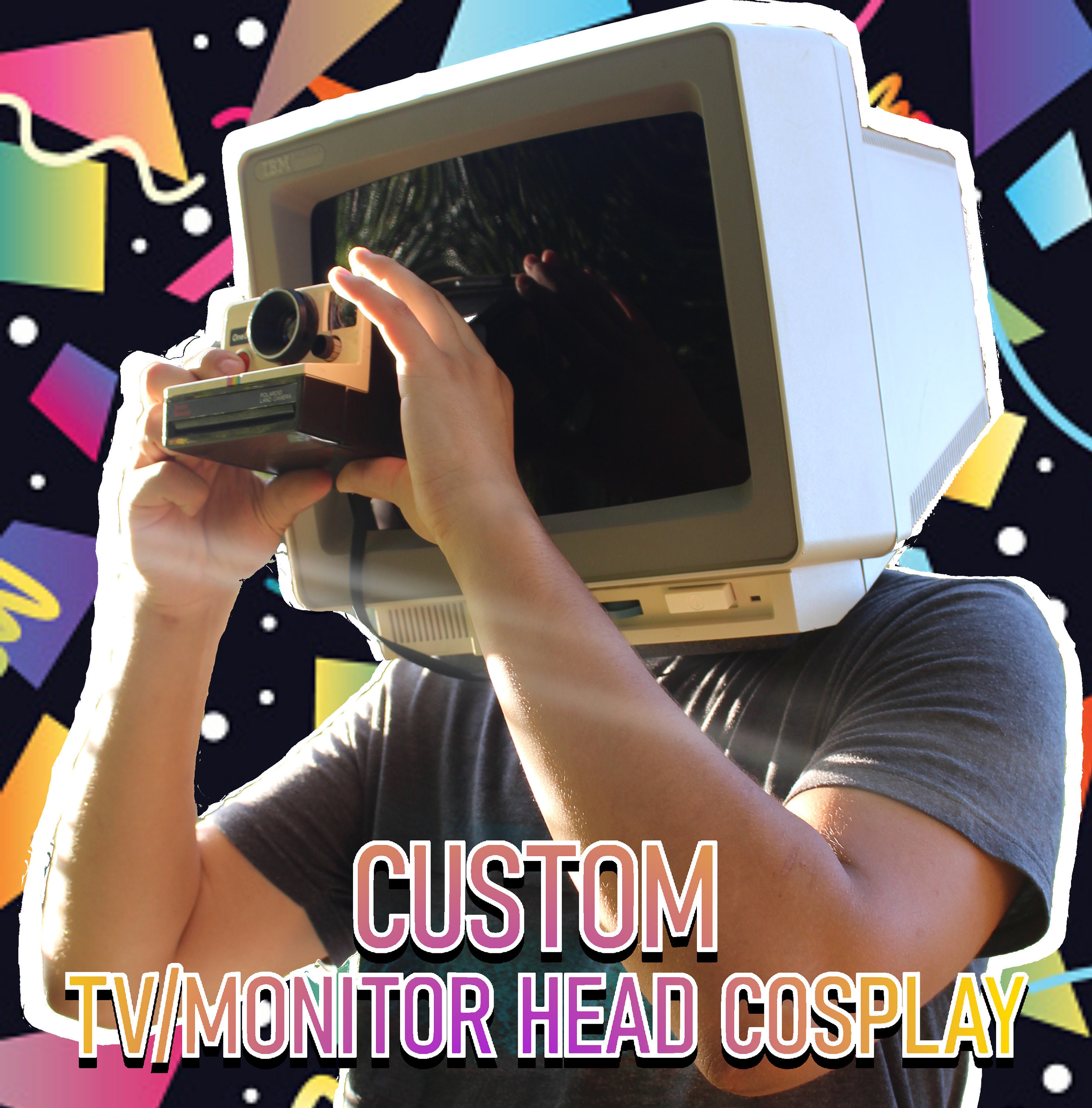 Custom TV Head / Monitor Head Objecthead Cosplay - Etsy