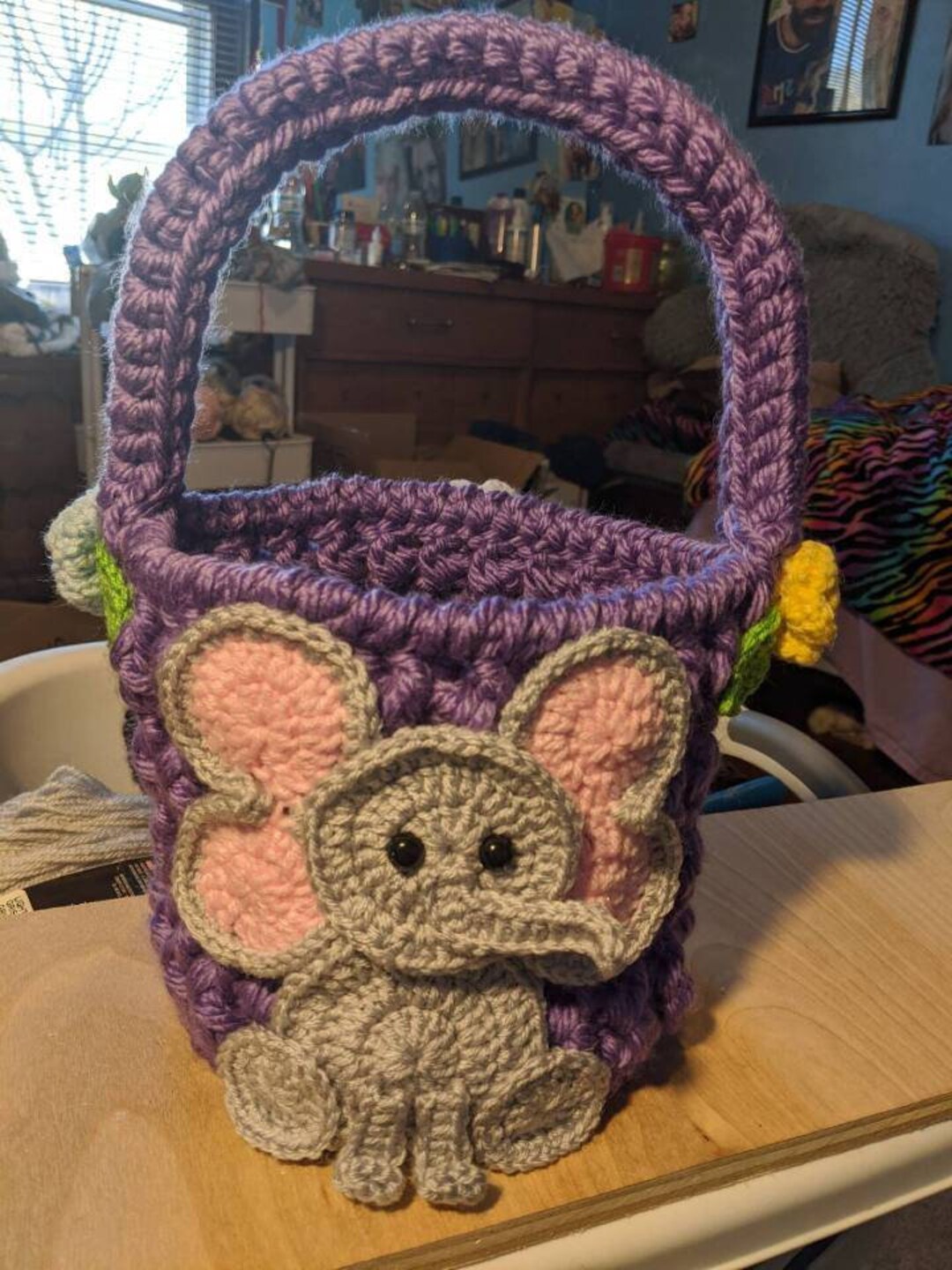 Elephant Easter Basket Handmade - Etsy
