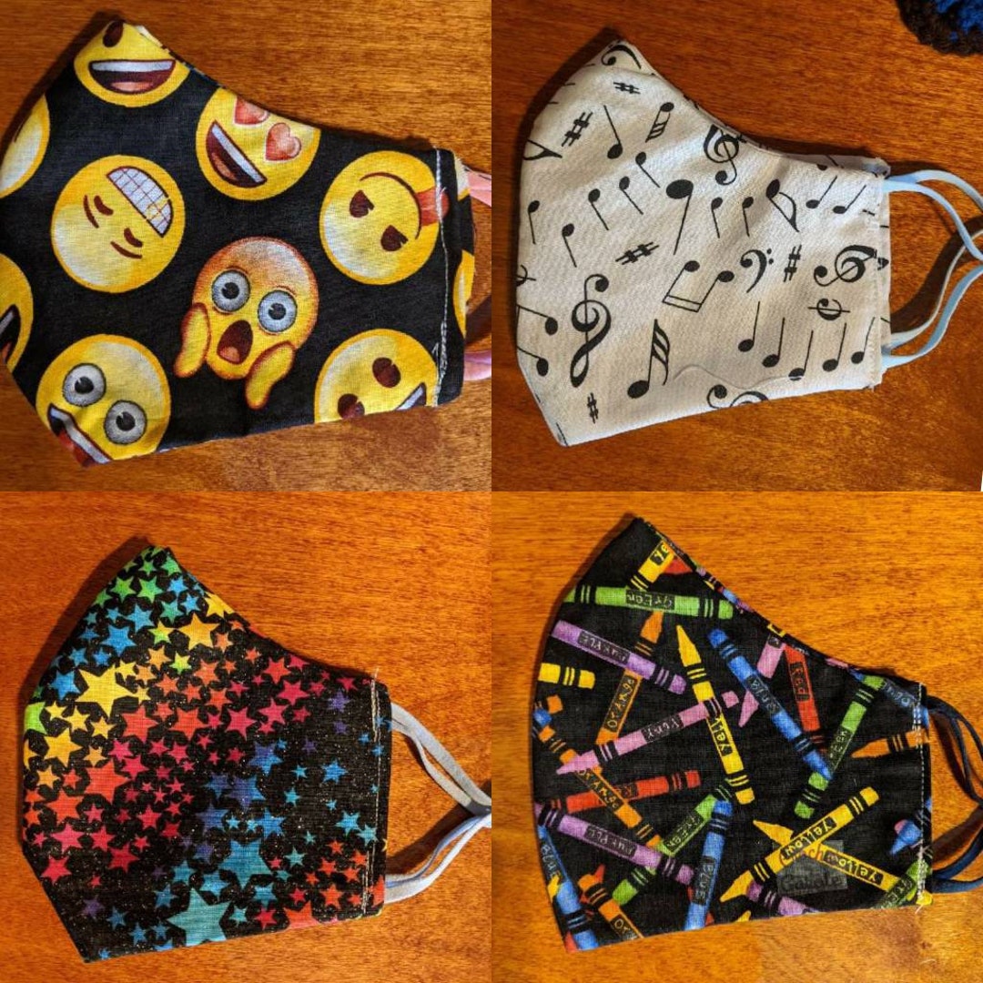 Back to School Face Masks - Etsy