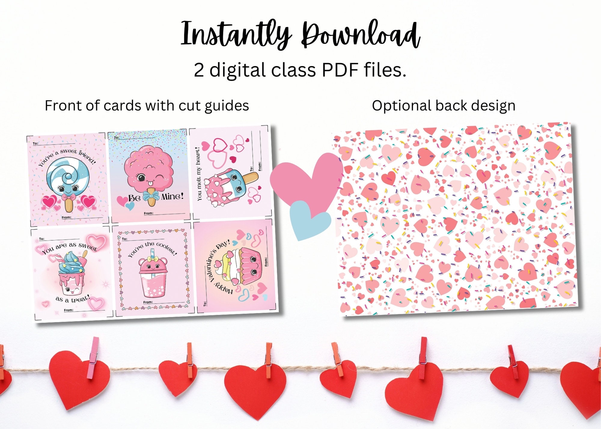 Printable Classroom Valentines, Valentines Exchange, Valentines for ...