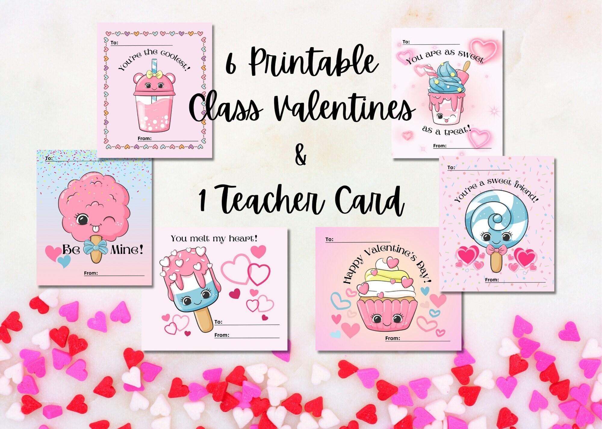 Printable Classroom Valentines, Valentines Exchange, Valentines for ...