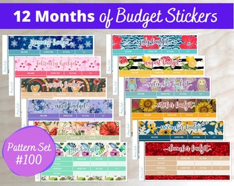 12 Months Stickers - Etsy
