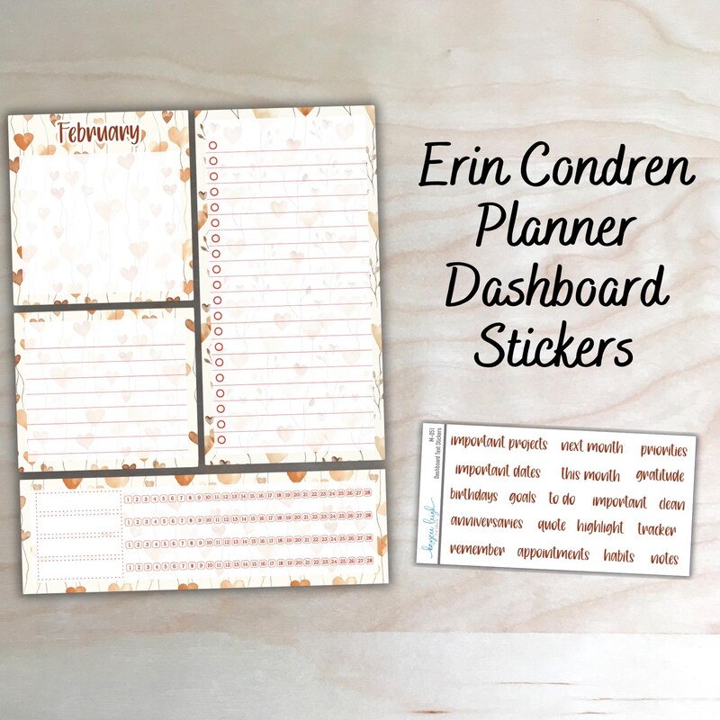 Planner Dashboard - Etsy