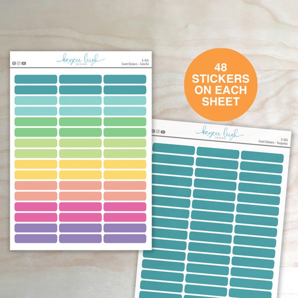 Event Stickers - Etsy