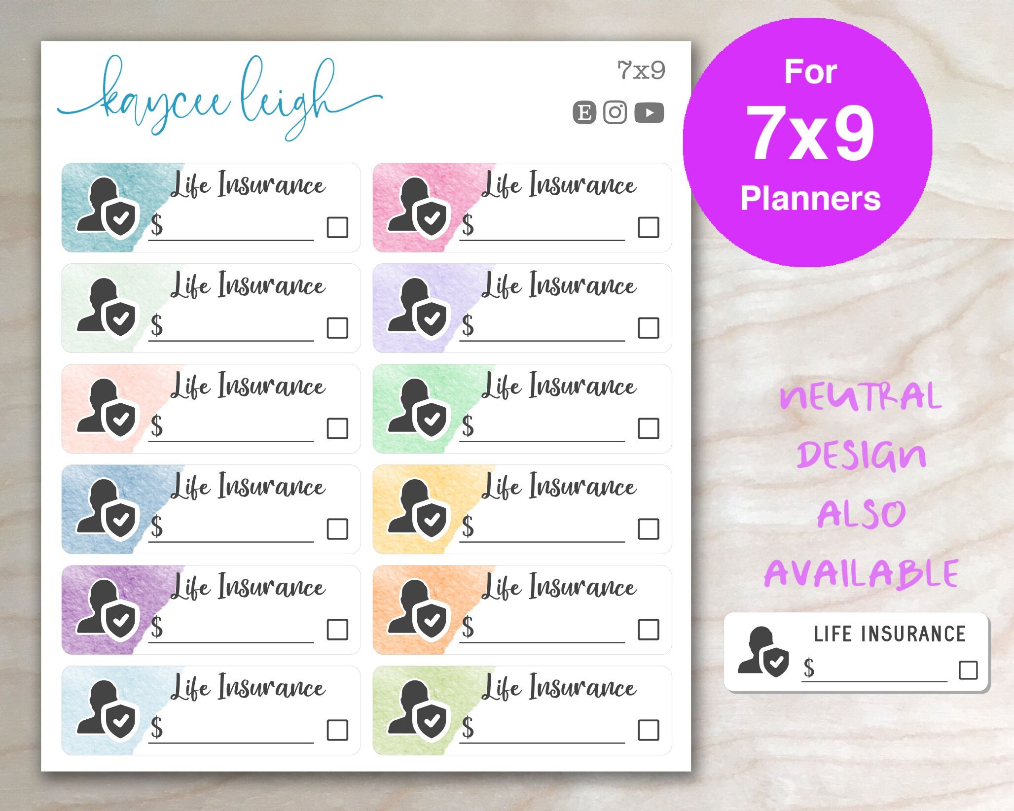 Life Insurance Bill - Etsy