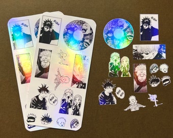 4 JJK Hand Signs Sticker Pack, Jujutsu Kaisen, Anime, Hands, Vinyl ...