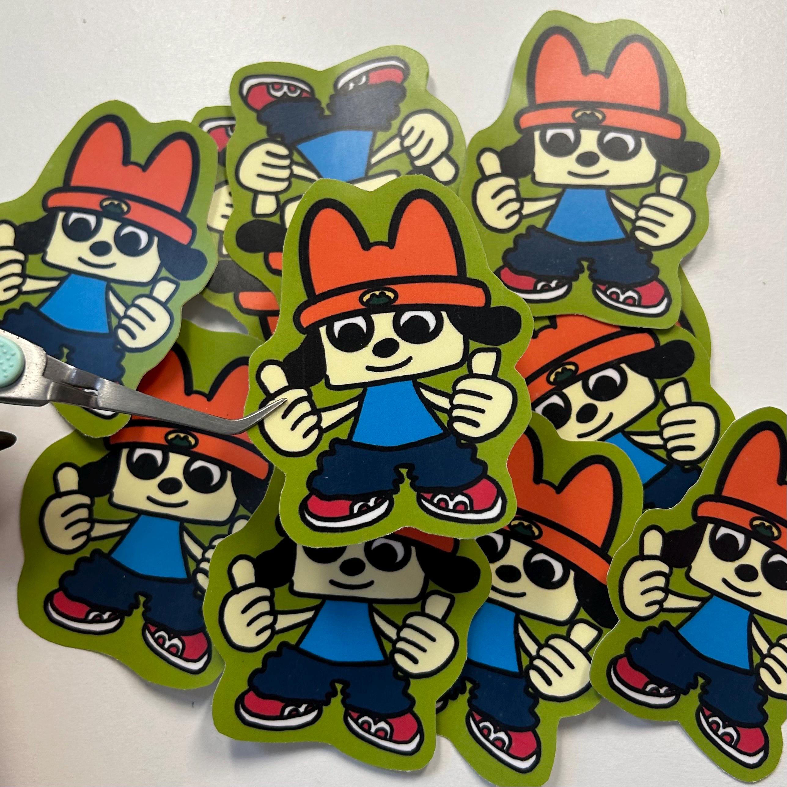 Parappa Inspired Sticker - Etsy